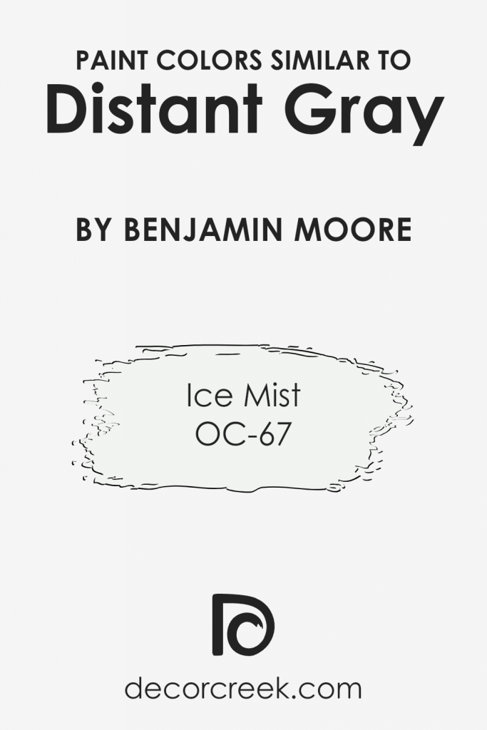 Distant Gray OC-68 Paint Color by Benjamin Moore - DecorCreek