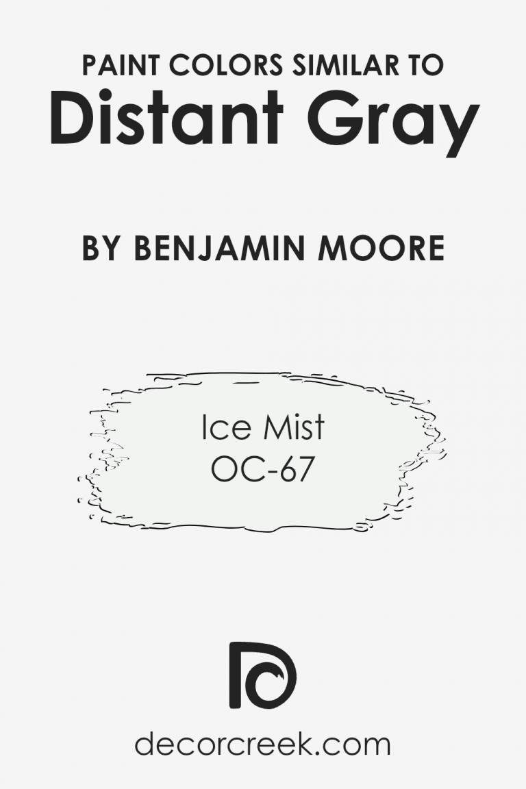 Distant Gray OC-68 Paint Color by Benjamin Moore - DecorCreek