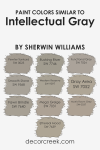Intellectual Gray SW 7045 Paint Color by Sherwin Williams - DecorCreek