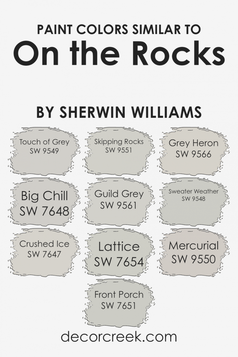On the Rocks SW 7671 Paint Color by Sherwin Williams - DecorCreek