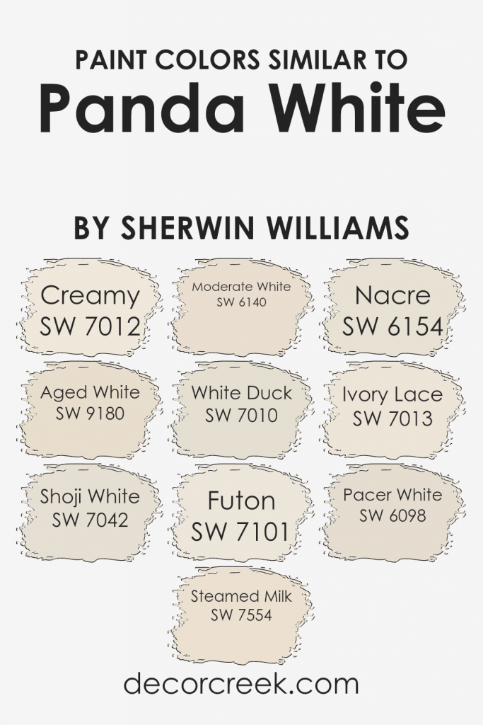 Panda White SW 6147 Paint Color by Sherwin Williams - DecorCreek