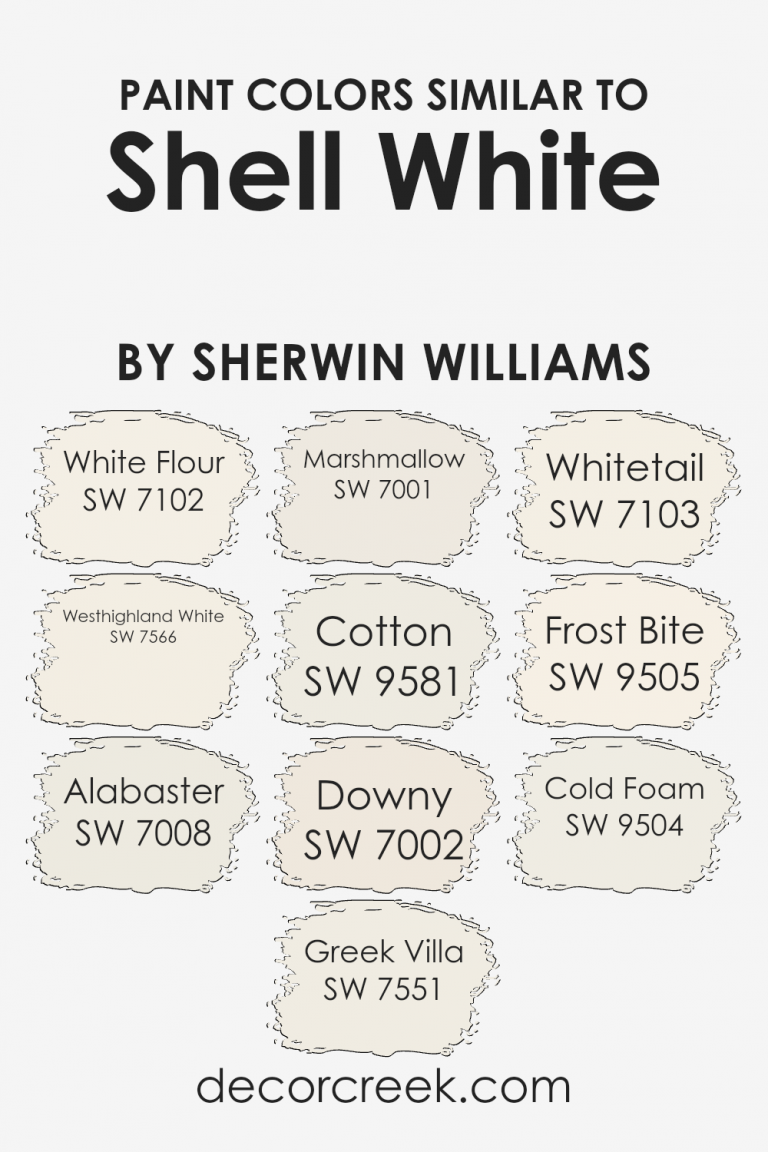 Shell White SW 8917 Paint Color by Sherwin Williams - DecorCreek