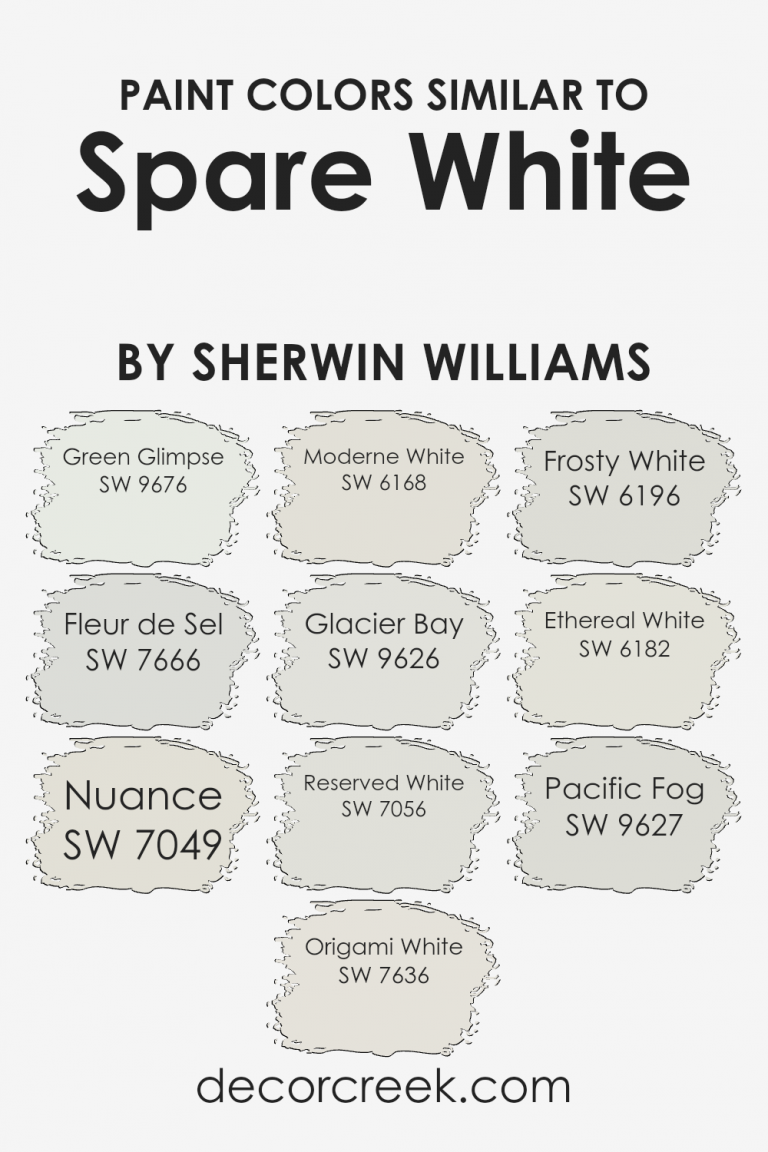 Spare White SW 6203 Paint Color by Sherwin Williams - DecorCreek