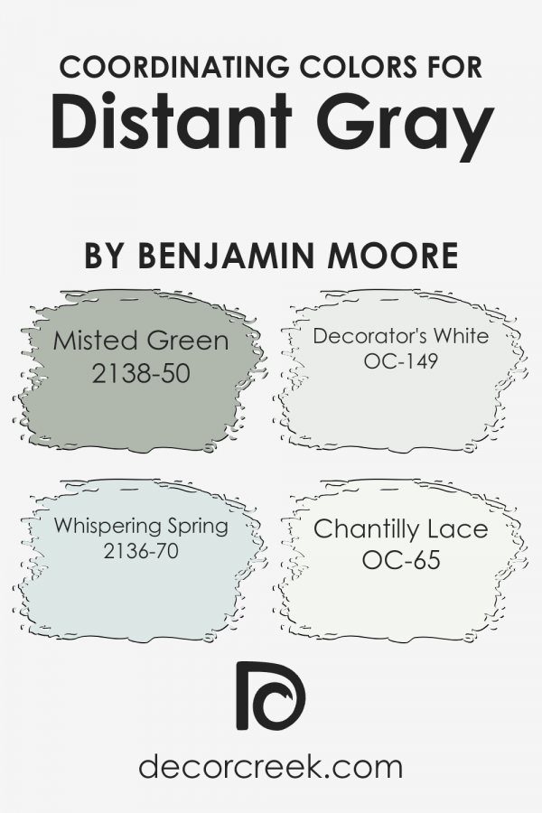 Distant Gray OC-68 Paint Color by Benjamin Moore - DecorCreek