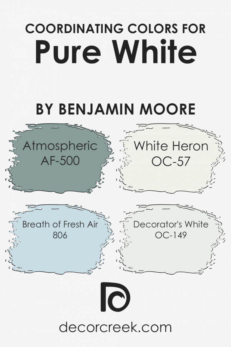 Pure White OC-64 Paint Color by Benjamin Moore - DecorCreek