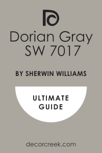 Dorian Gray SW 7017 Paint Color by Sherwin Williams - DecorCreek