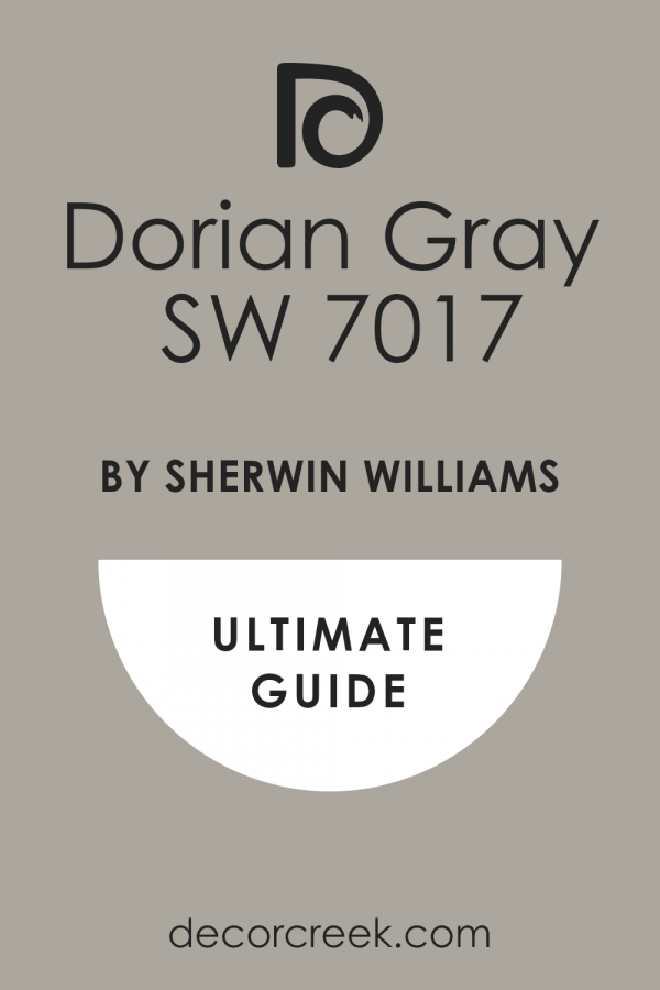 Dorian Gray SW 7017 Paint Color by Sherwin Williams - DecorCreek