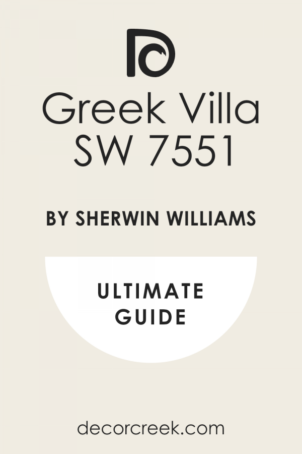 Greek Villa SW 7551 Paint Color by Sherwin Williams - DecorCreek