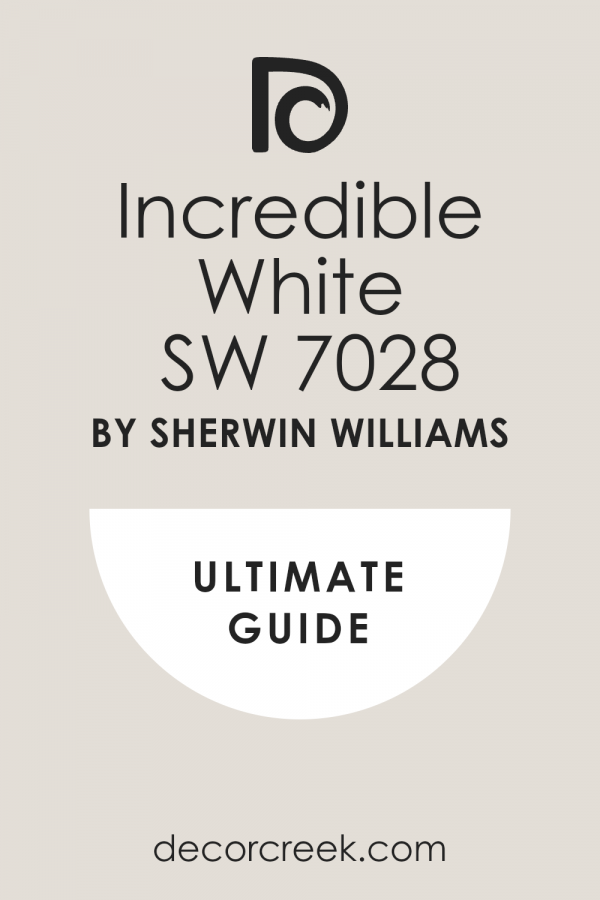 Incredible White SW 7028 Paint Color by Sherwin Williams - DecorCreek