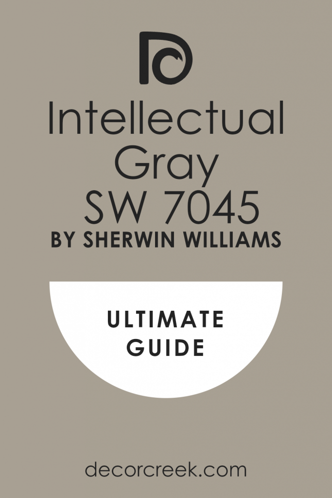 Intellectual Gray SW 7045 Paint Color by Sherwin Williams - DecorCreek