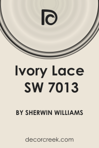 Ivory Lace SW 7013 Paint Color by Sherwin Williams - DecorCreek