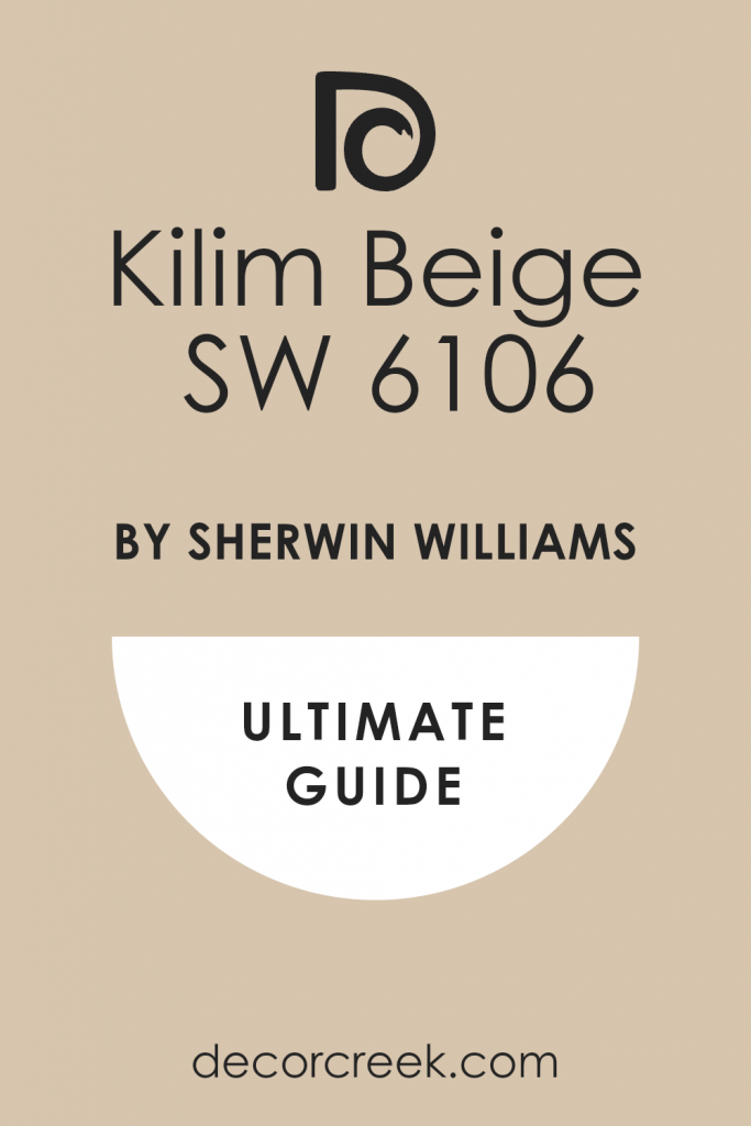 Kilim Beige SW 6106 Paint Color by Sherwin Williams - DecorCreek