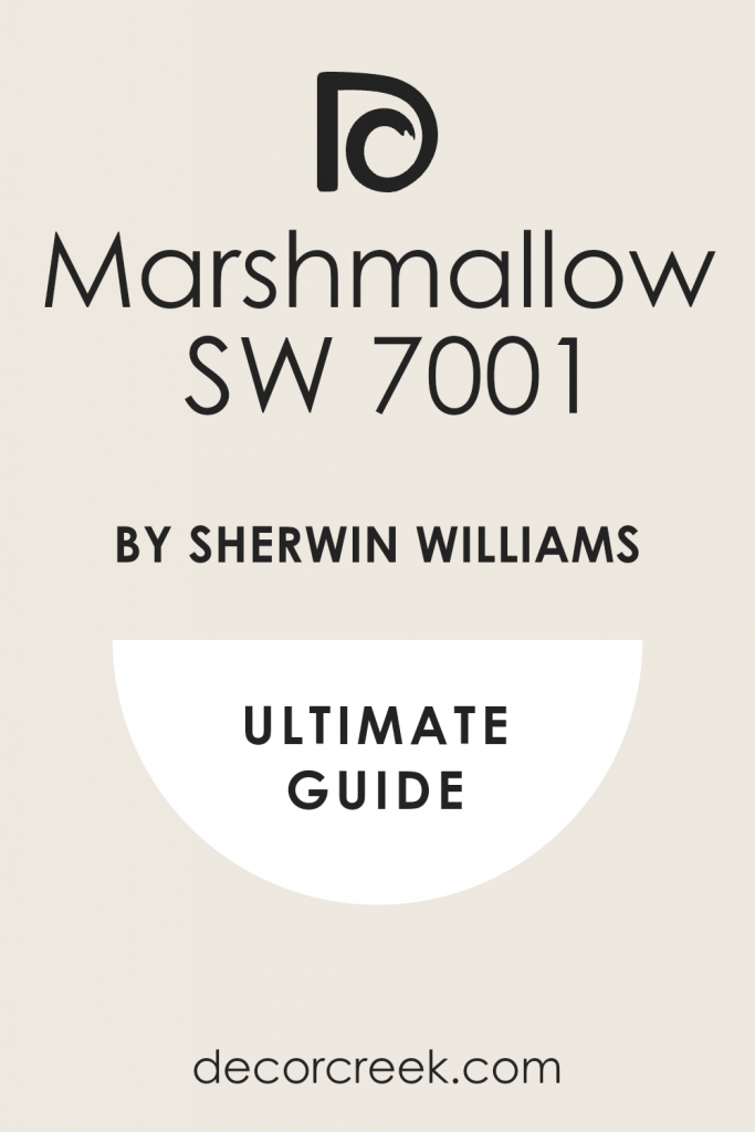 Marshmallow SW 7001 Paint Color by Sherwin Williams - DecorCreek