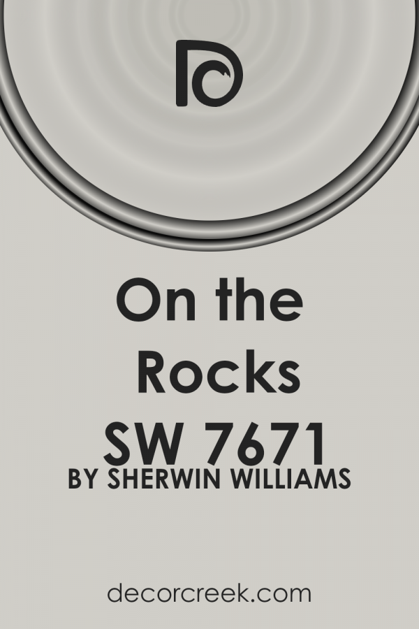 On the Rocks SW 7671 Paint Color by Sherwin Williams - DecorCreek