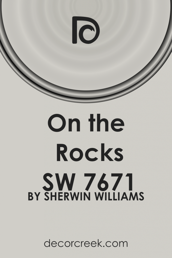 On the Rocks SW 7671 Paint Color by Sherwin Williams - DecorCreek