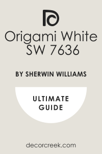 Origami White SW 7636 Paint Color by Sherwin Williams - DecorCreek