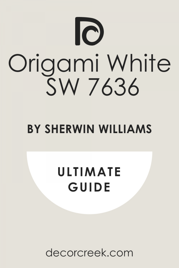 Origami White SW 7636 Paint Color by Sherwin Williams - DecorCreek