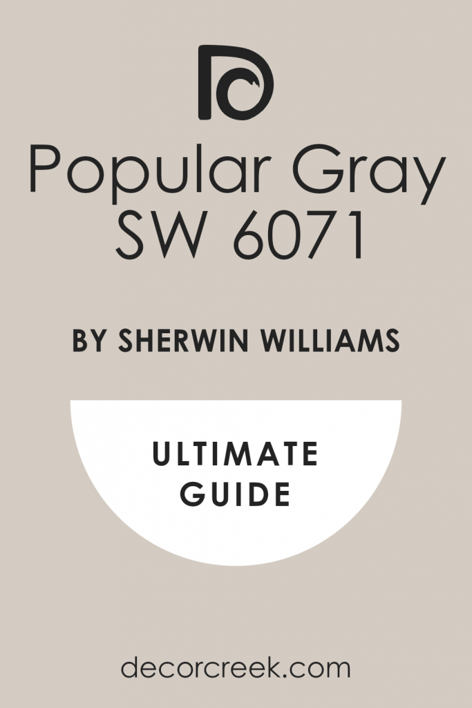 Popular Gray SW 6071 Paint Color by Sherwin Williams - DecorCreek