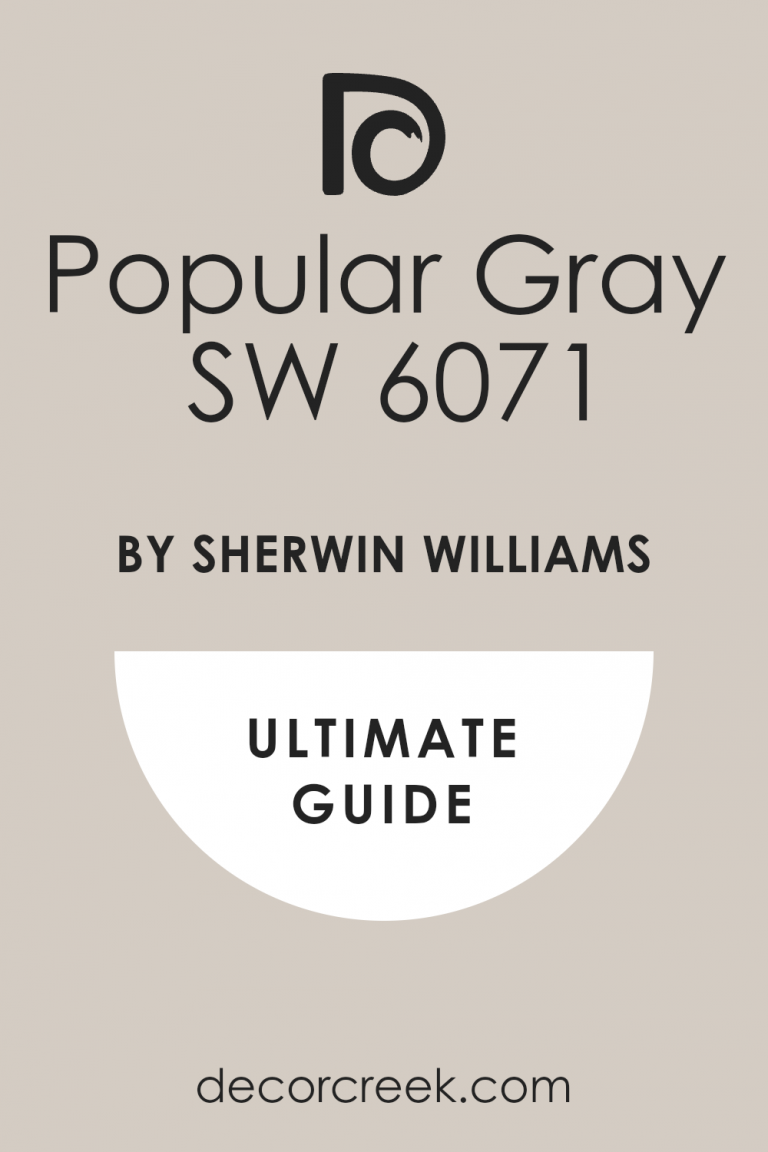 Popular Gray SW 6071 Paint Color by Sherwin Williams - DecorCreek