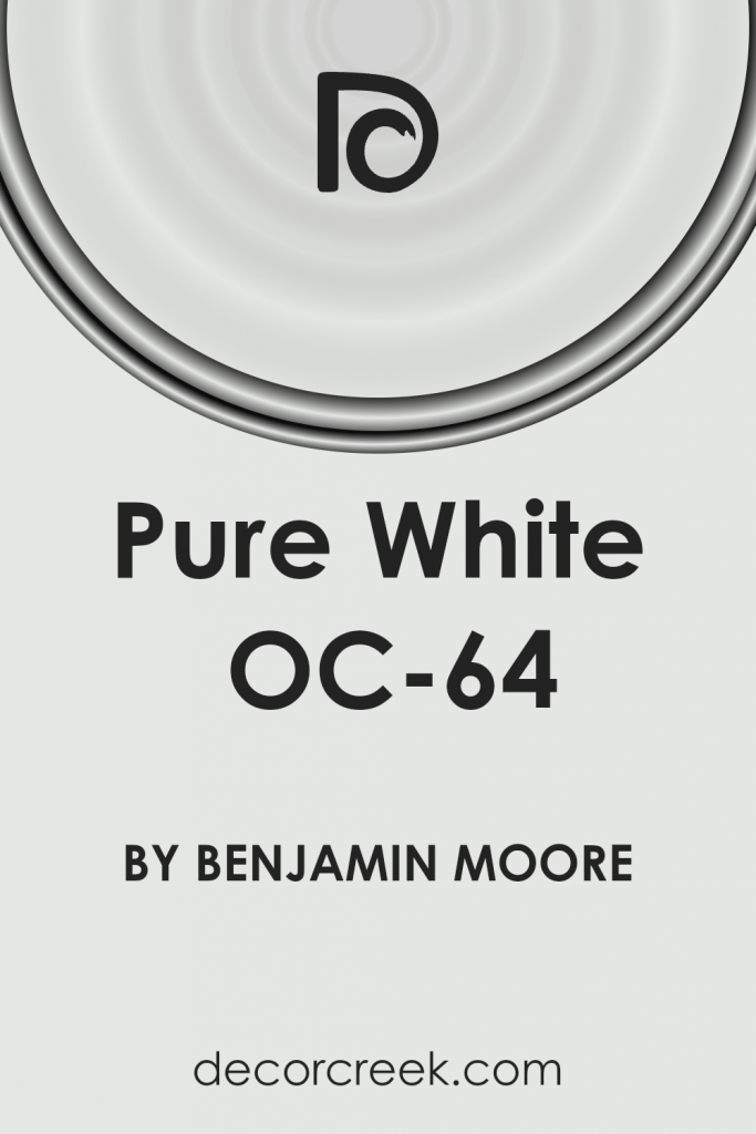 Pure White OC-64 Paint Color by Benjamin Moore - DecorCreek