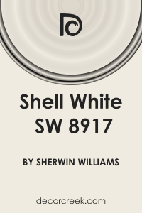 Shell White SW 8917 Paint Color by Sherwin Williams - DecorCreek