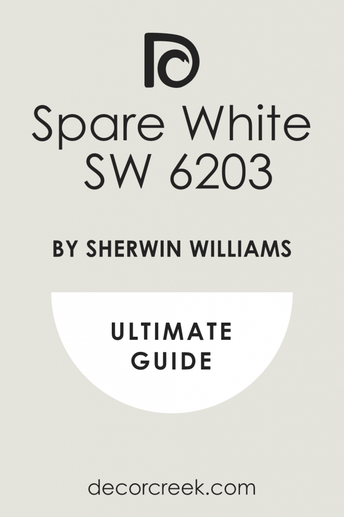 Spare White SW 6203 Paint Color by Sherwin Williams - DecorCreek