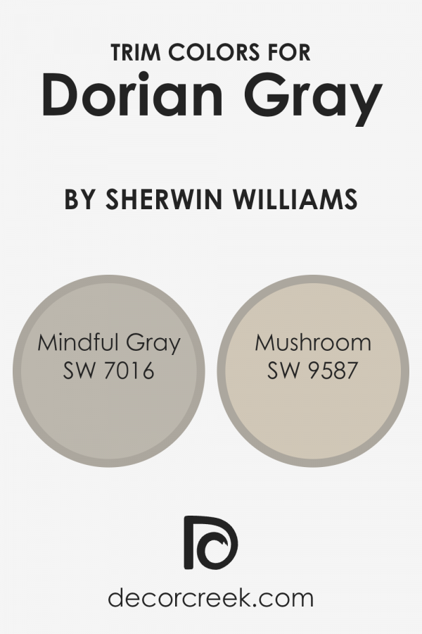 Dorian Gray SW 7017 Paint Color by Sherwin Williams - DecorCreek