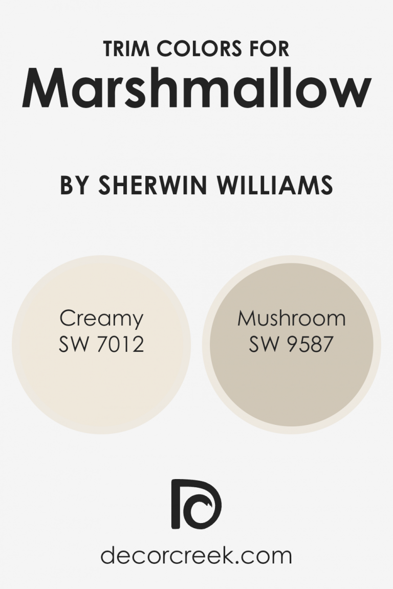 Marshmallow SW 7001 Paint Color by Sherwin Williams - DecorCreek