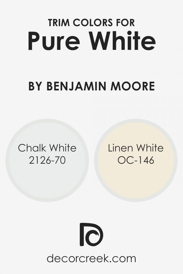 Pure White OC-64 Paint Color by Benjamin Moore - DecorCreek