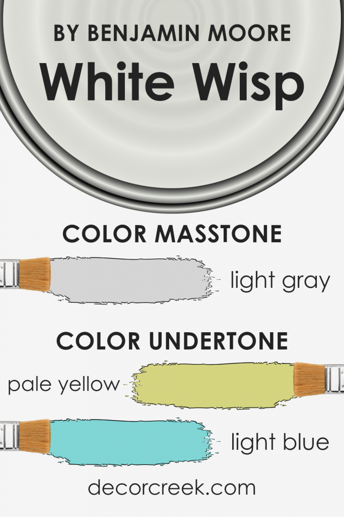 White Wisp OC-54 Paint Color by Benjamin Moore - DecorCreek