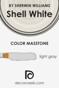 Shell White SW 8917 Paint Color by Sherwin Williams - DecorCreek