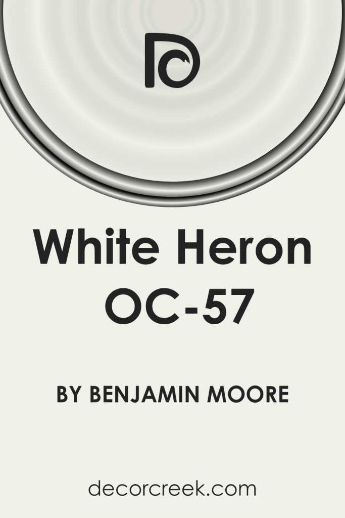 White Heron OC-57 Paint Color by Benjamin Moore - DecorCreek