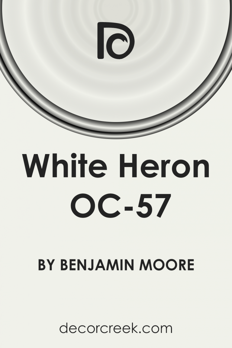 White Heron OC-57 Paint Color by Benjamin Moore - DecorCreek