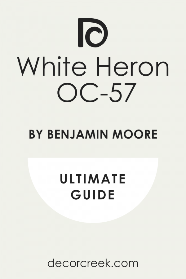 White Heron OC-57 Paint Color by Benjamin Moore - DecorCreek