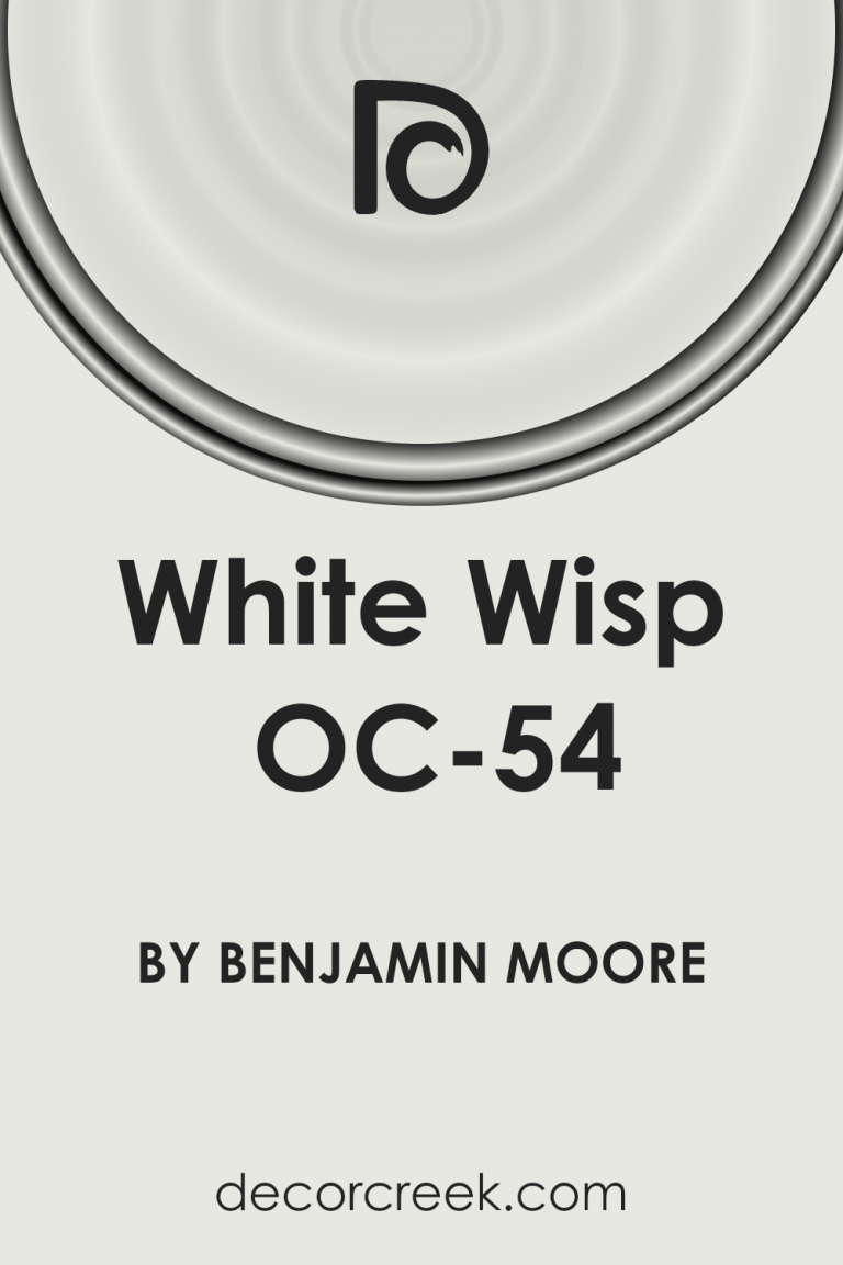 White Wisp OC-54 Paint Color by Benjamin Moore - DecorCreek