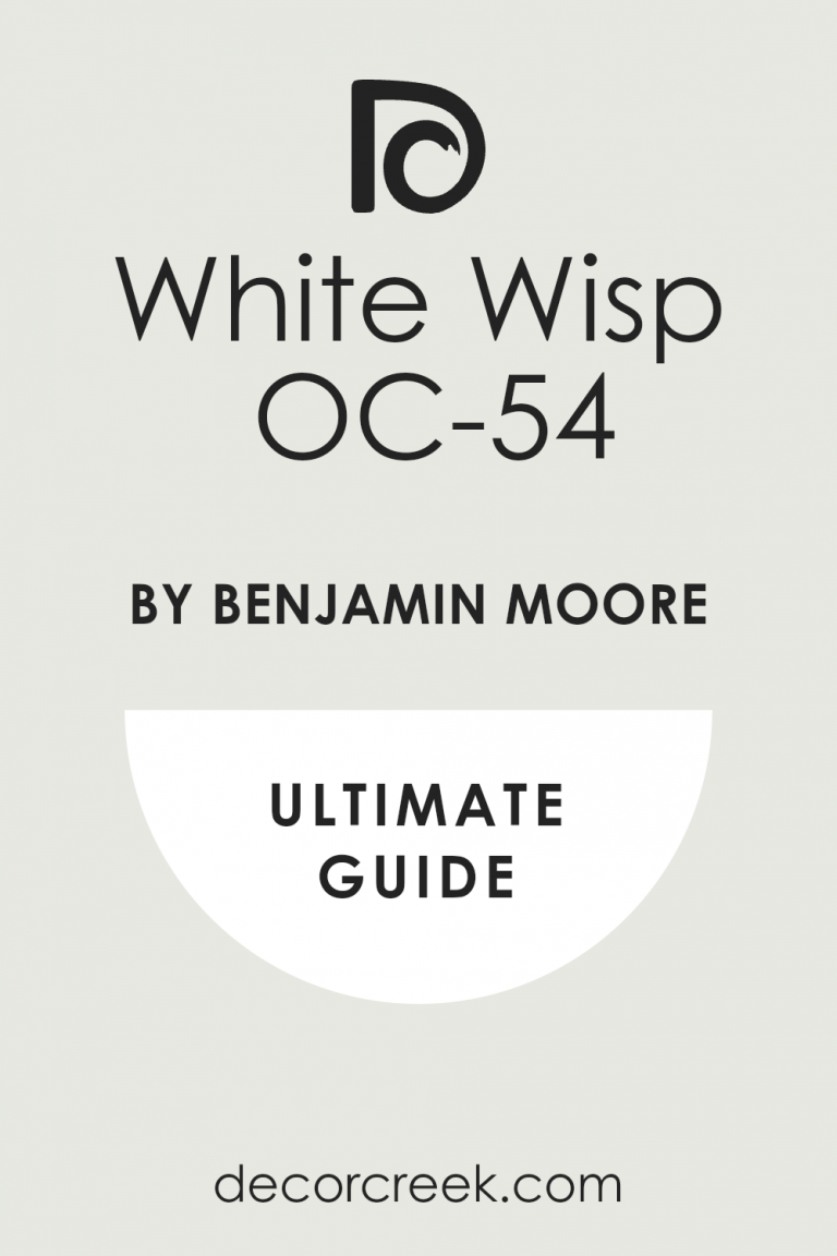 White Wisp OC-54 Paint Color by Benjamin Moore - DecorCreek