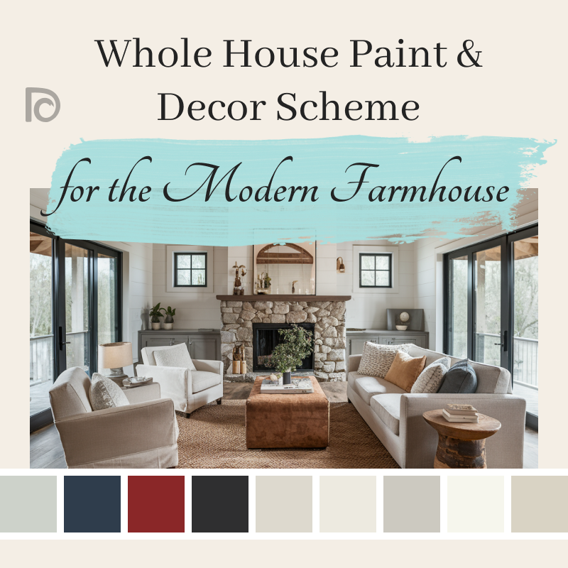 Modern Farmhouse Whole House Decor and Paint Scheme - DecorCreek