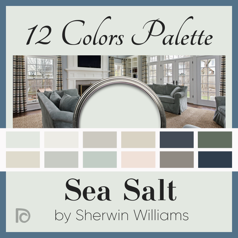 Sea Salt Whole House Color Palette - DecorCreek