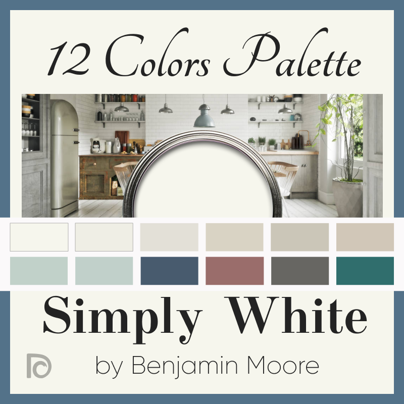 Simply White Whole House Color Palette - DecorCreek