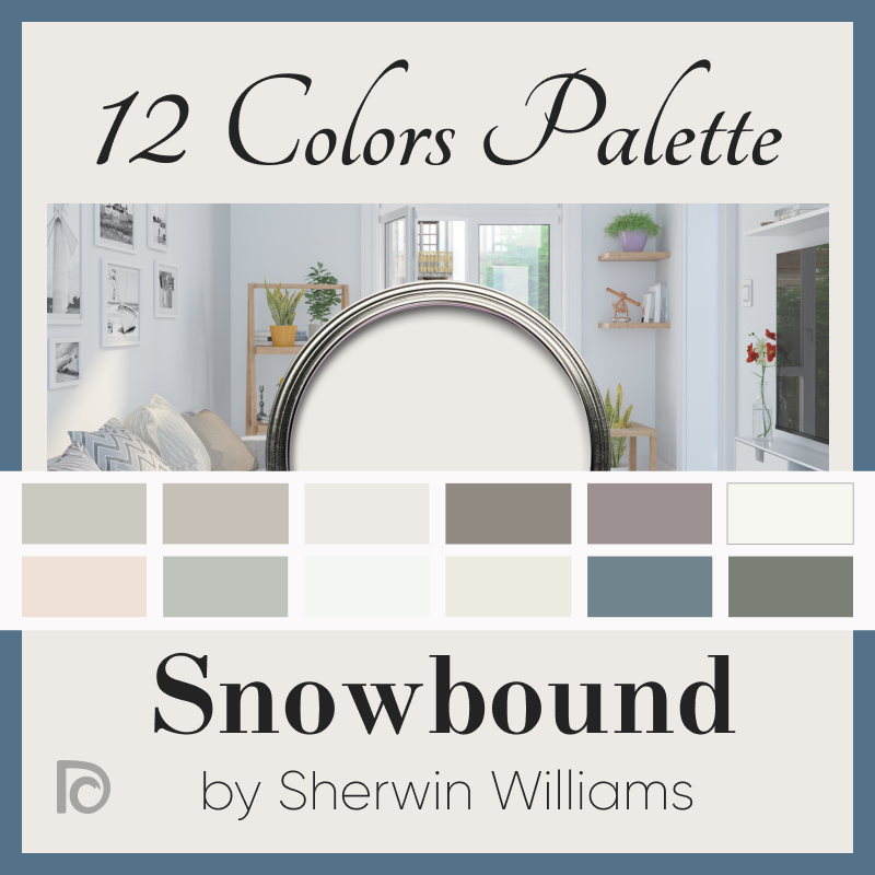 Snowbound Whole House Color Palette - DecorCreek
