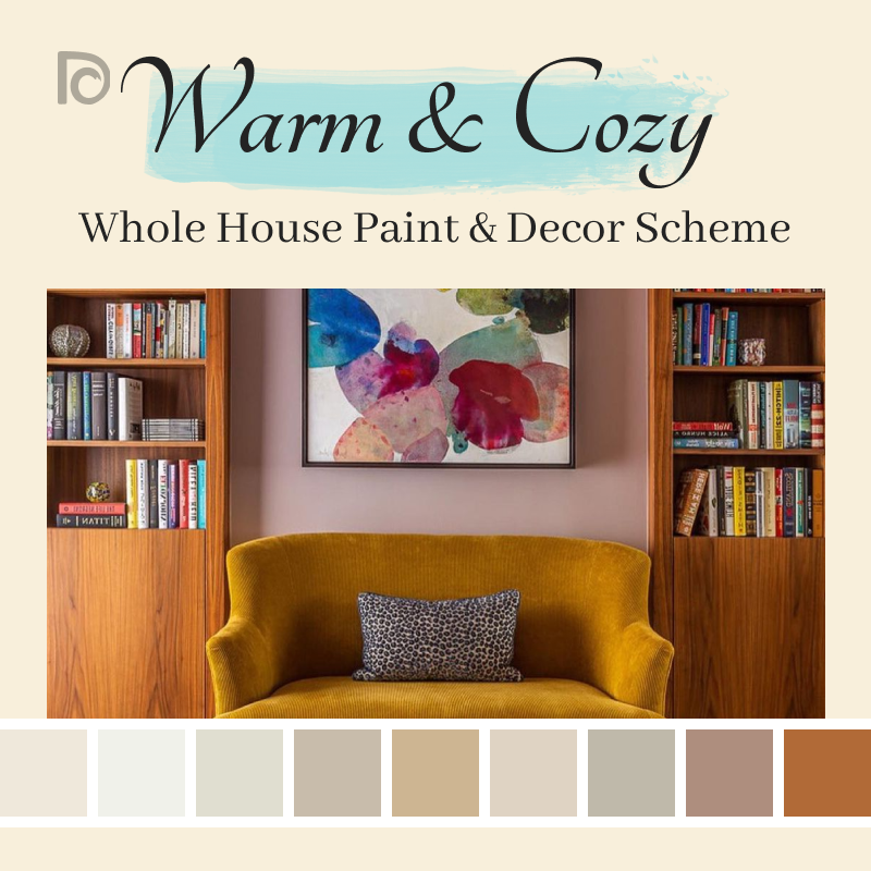 Warm and Cozy Whole House Decor and Paint Scheme - DecorCreek