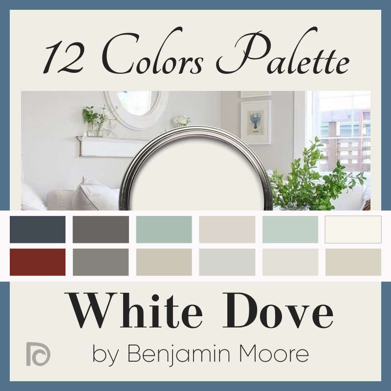 White Dove Whole House Color Palette - DecorCreek