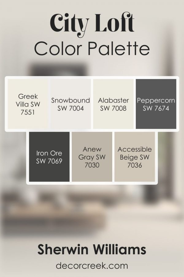 City Loft SW 7631 Paint Color by Sherwin Williams - DecorCreek