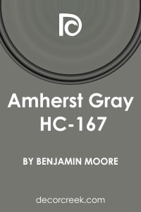 Amherst Gray HC-167 Paint Color by Benjamin Moore - DecorCreek
