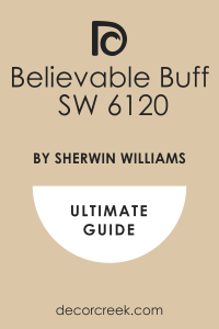 Believable Buff SW 6120 Paint Color by Sherwin Williams - DecorCreek