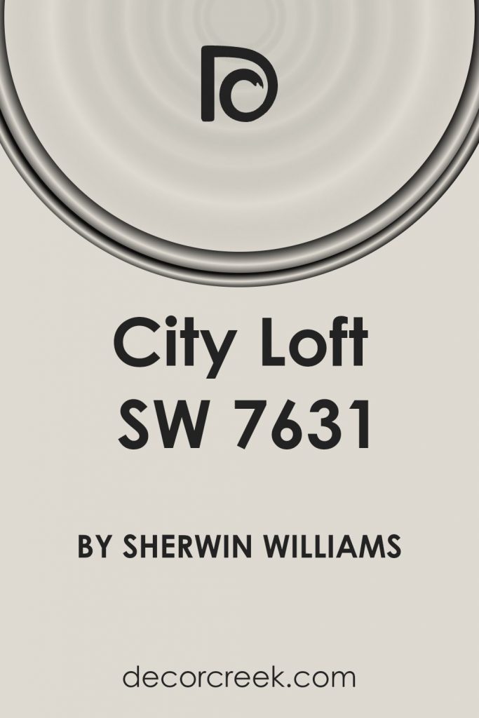 City Loft SW 7631 Paint Color by Sherwin Williams - DecorCreek