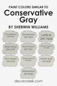 Conservative Gray SW 6183 Paint Color by Sherwin Williams - DecorCreek