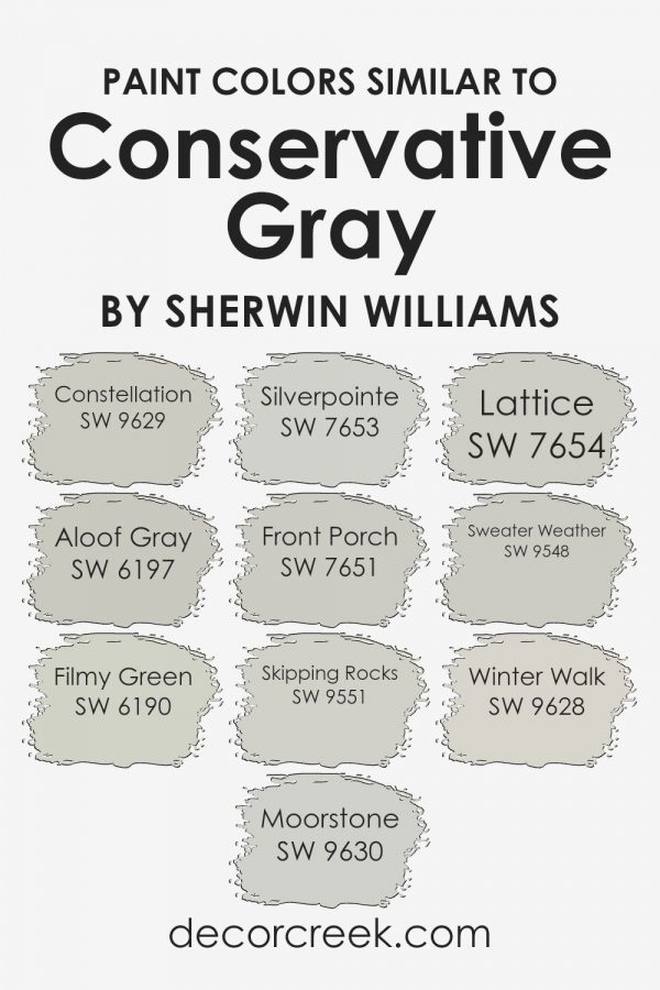 Conservative Gray SW 6183 Paint Color by Sherwin Williams - DecorCreek