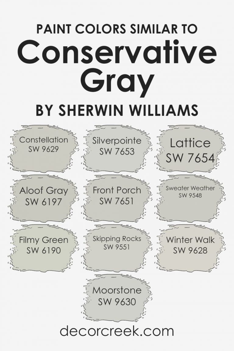 Conservative Gray SW 6183 Paint Color by Sherwin Williams - DecorCreek