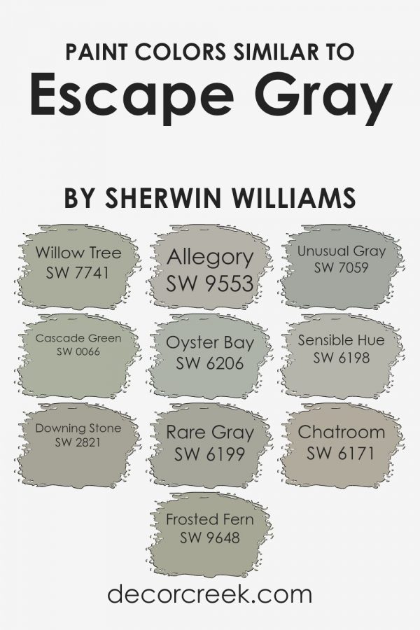 Escape Gray SW 6185 Paint Color by Sherwin Williams - DecorCreek